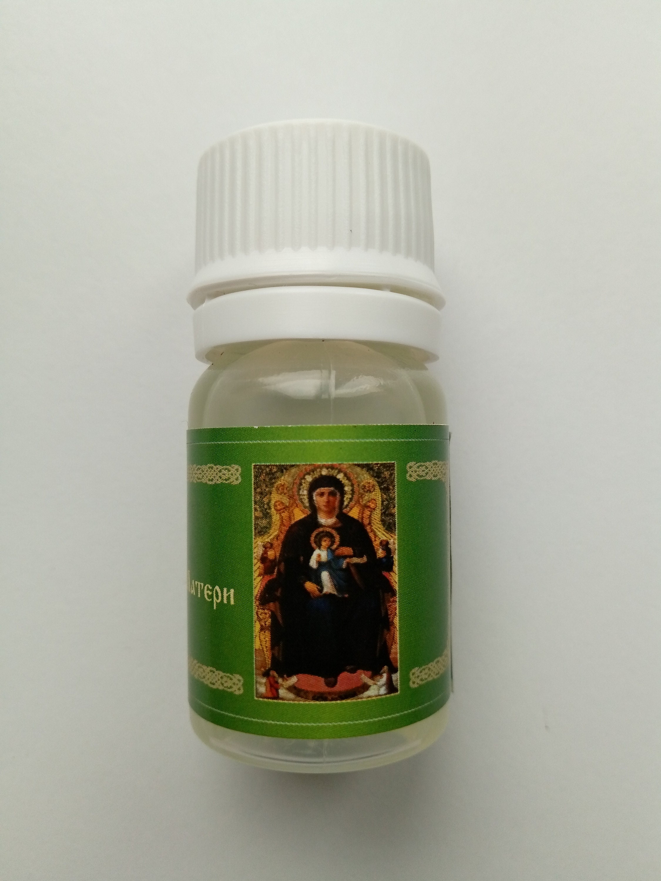 Oil Consecrated on Icon Mother of God Kardiotissa Holy Oil Bottle Oil ...