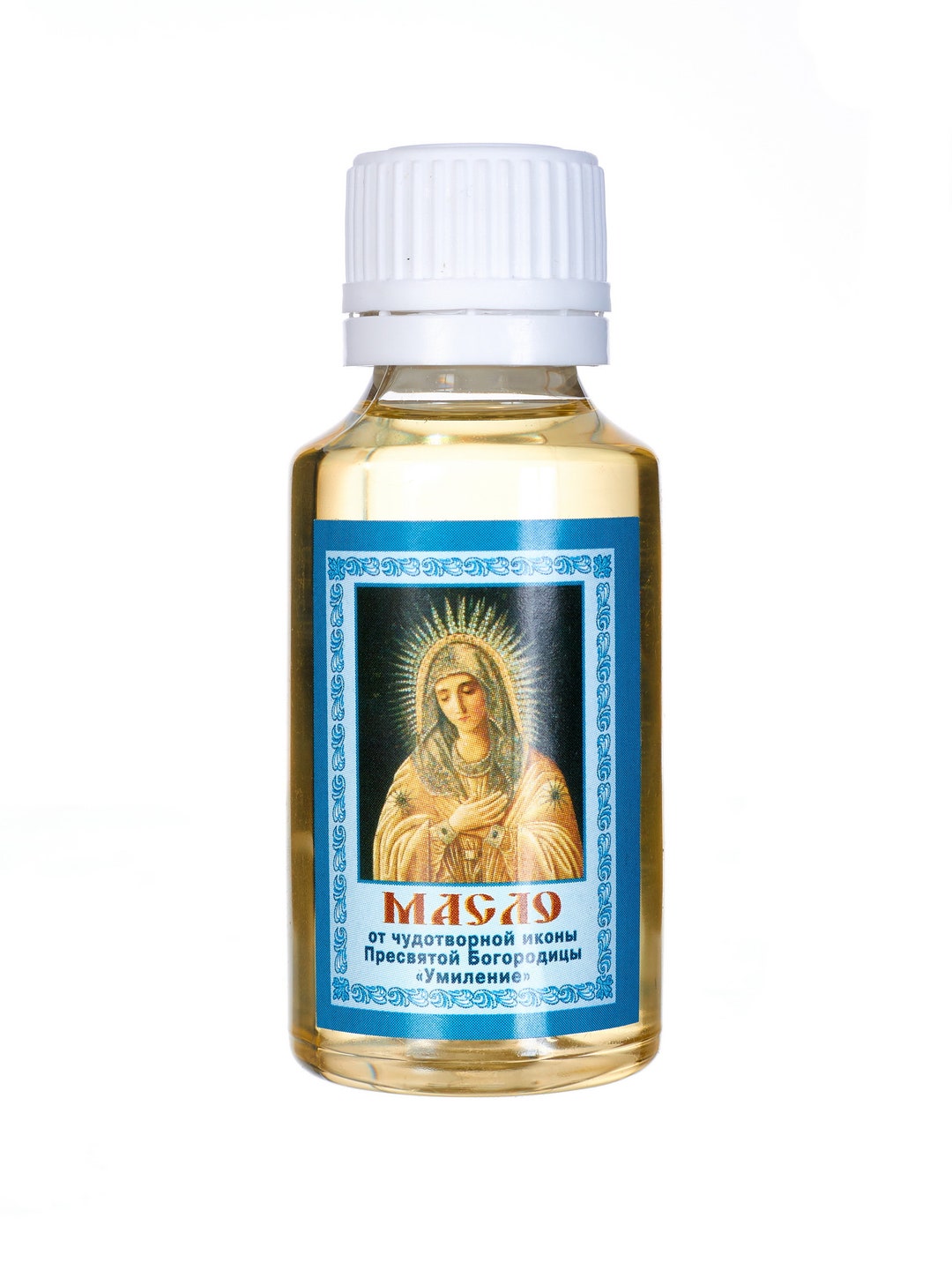 Oil Consecrated on Icon Mother of God Tenderness | Holy Oil | Bottle ...