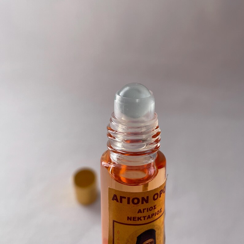 Oil From Holy Relics of Nectarius Aegina | Flavored Oil Glass Big ...