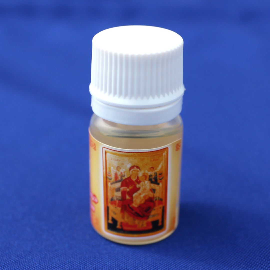 Oil Consecrated on Icon Mother of God All Queen Holy Mount Athos | Holy ...