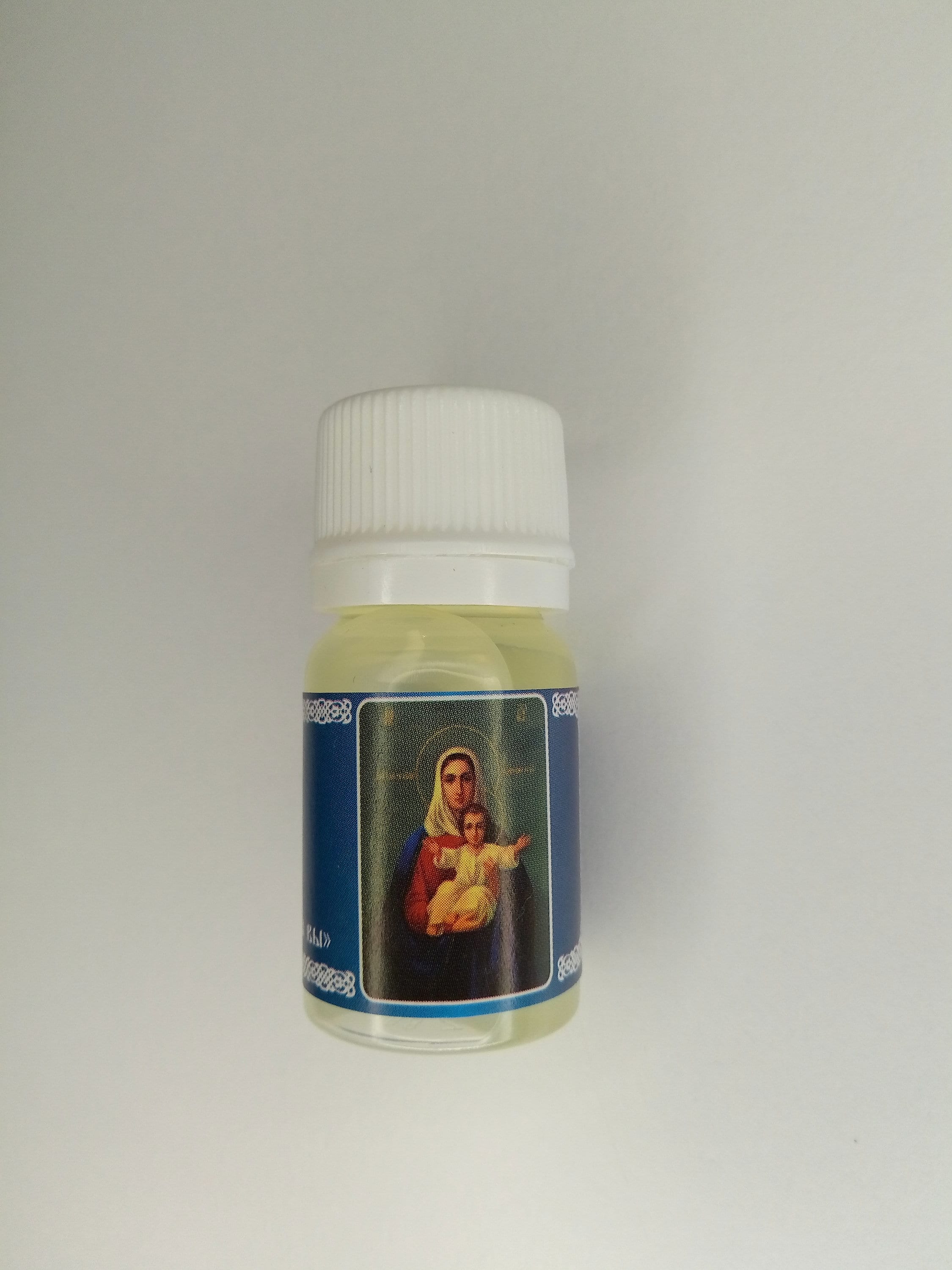 Oil Consecrated on Icon Mother of God I Am With You No One Against You ...