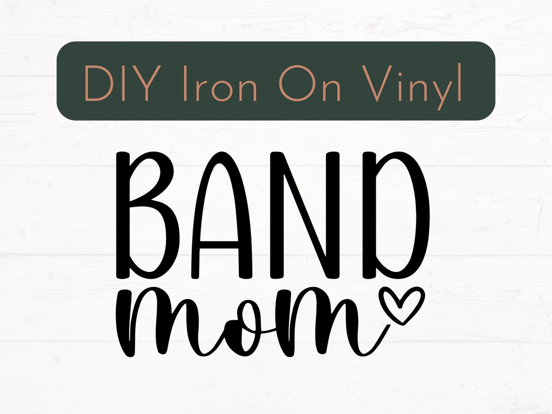 Ready to Press Band Mom Iron on Decal, Band Mom Iron on Decal, Marching ...