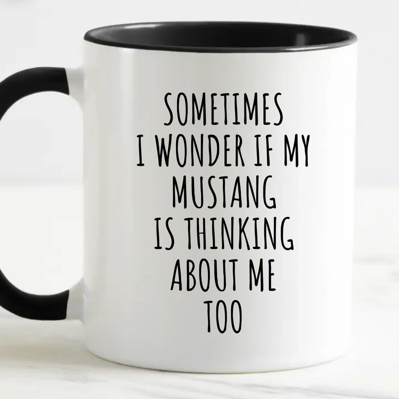Mustang Ceramic Mug - Etsy