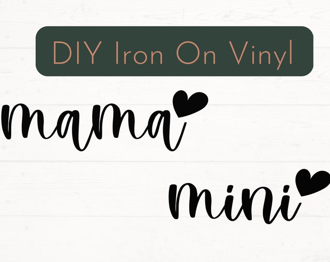 MAMA Puff Ready to Iron Decal - Puff 3D Iron on Decal - Custom Htv ...