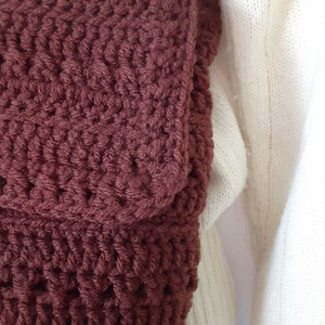 Crochet Brown Handbag - Etsy