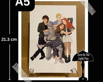Akarnae - Alex, Dix, Jordan and Bear - 'table Talk' Acrylic Standee ...