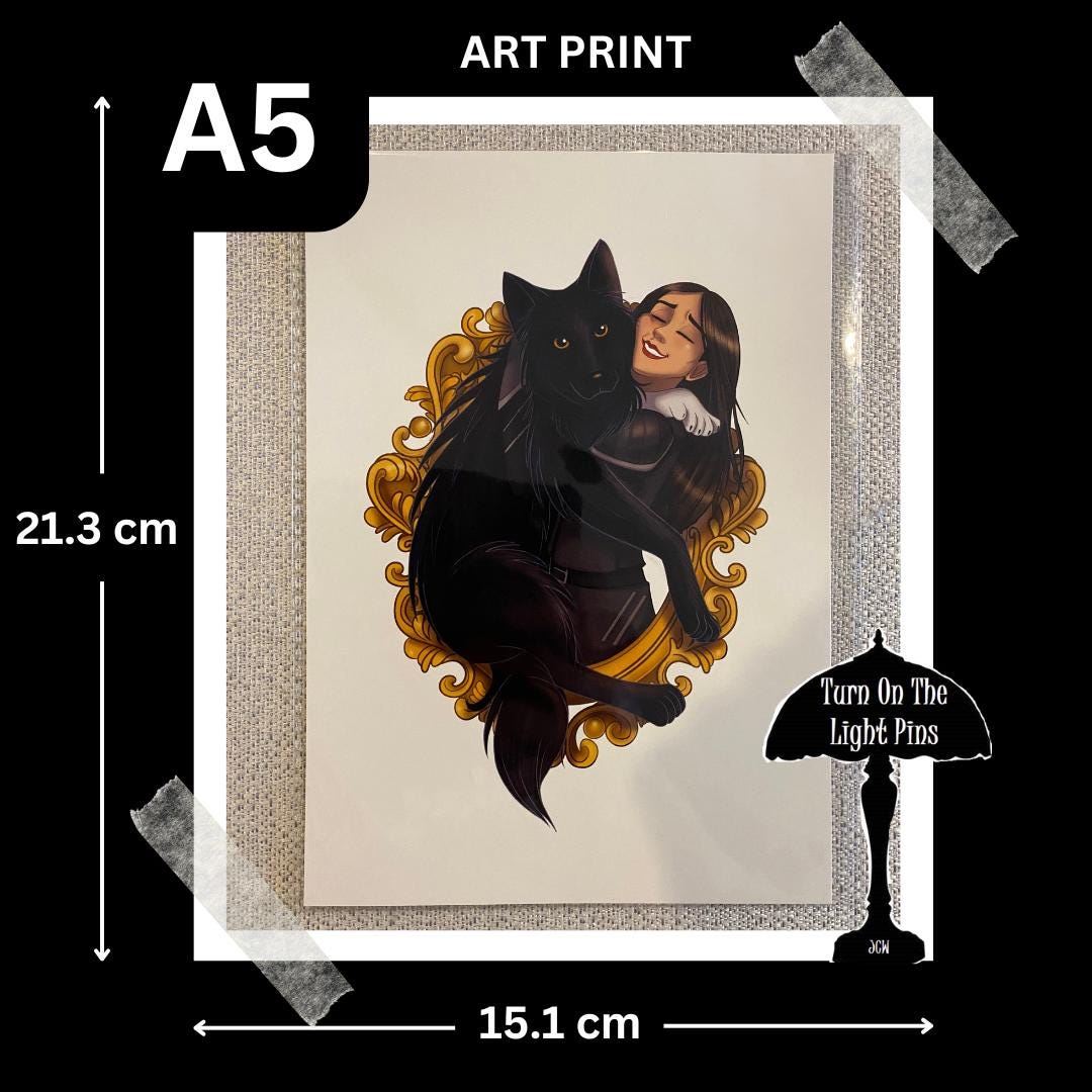 LE 50 A5 ART PRINT - Lynette Noni - Akarnae - Alex and Soraya Frame ...