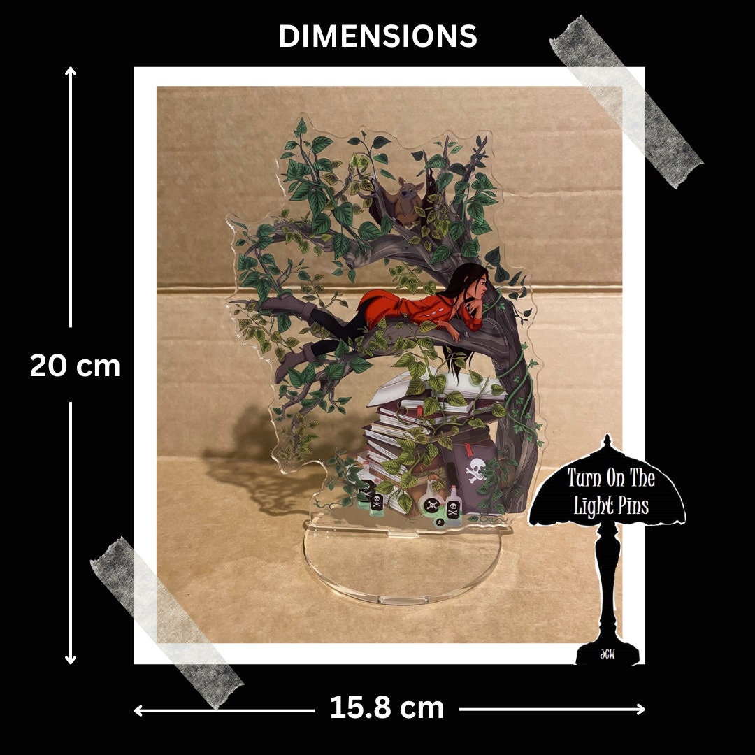 Maria V Snyder Poison Study Yelena Variant 'hidden Above' Acrylic ...