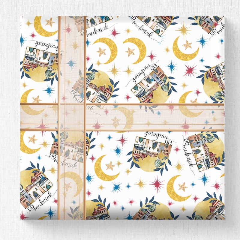 Eid Wrapping Paper - Etsy UK