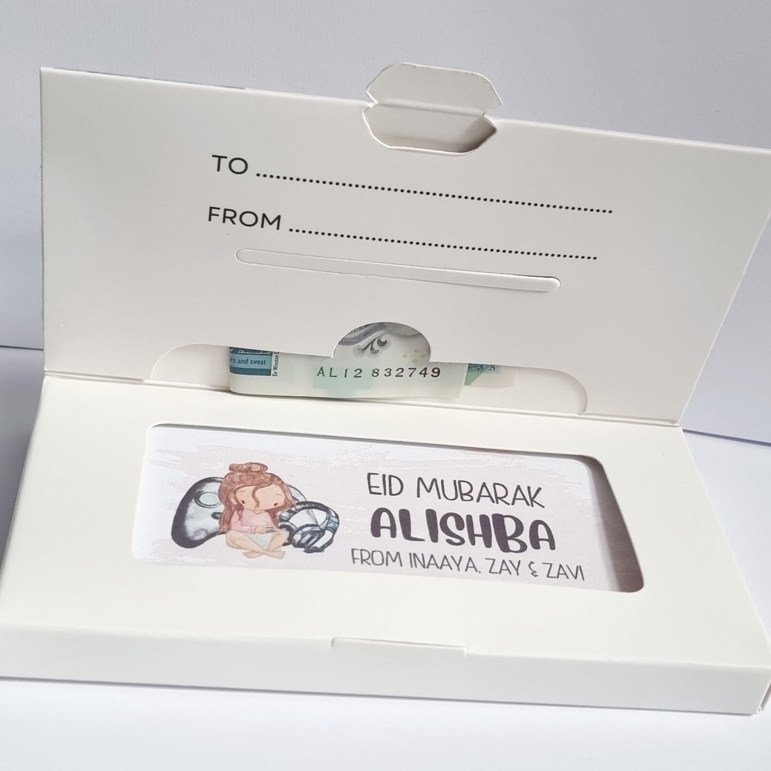 Personalised Eidi Money Chocolate Box Muslim Eid Ramadan Gift - Etsy