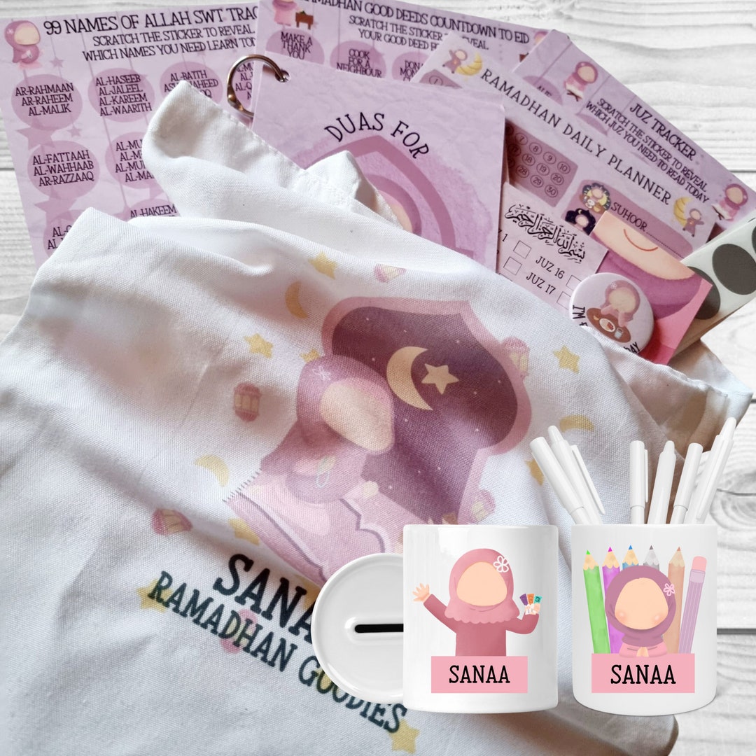 Islamic Ramadan Children's Gift Pack, Daily Muslim Planner - Etsy