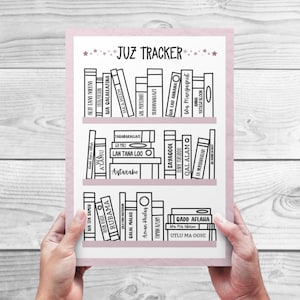 Colour in Juz Tracker A4 Islamic Chart Quran, Muslim Colouring Card - Etsy
