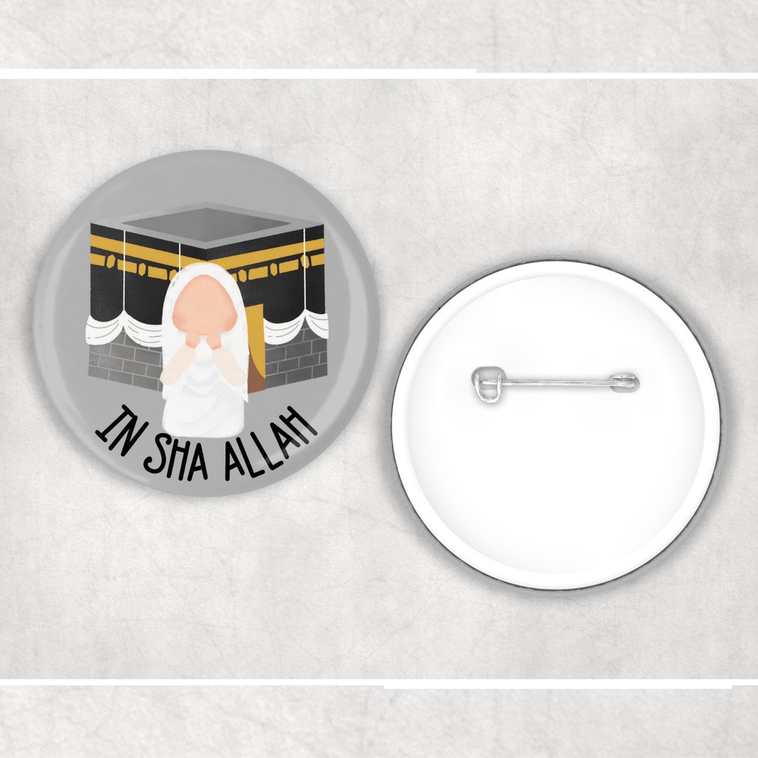 Children's Islamic Kaaba Badge Muslim Gifts Muslim Pin Badges Ramadan ...