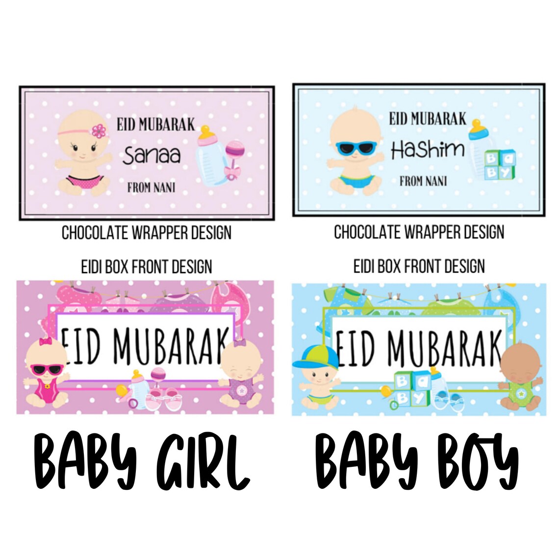 Personalised Eidi Money Chocolate Box Muslim Eid Ramadan Gift - Etsy