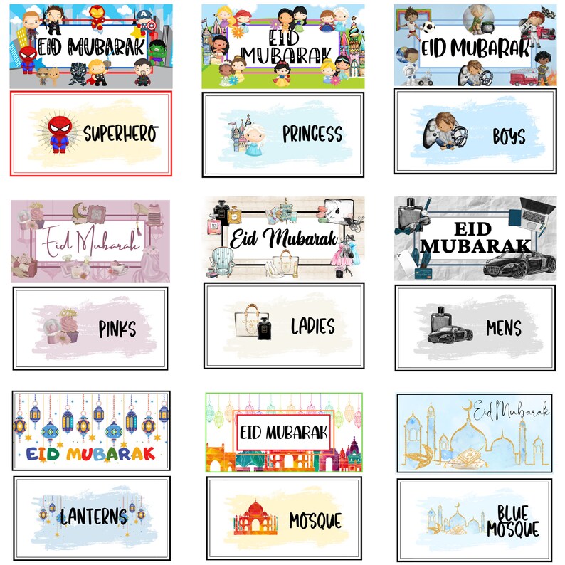 Personalised Eidi Money Chocolate Box Muslim Eid Ramadan Gift for ...