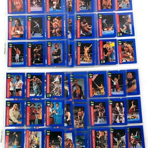 WWF Wrestling Trading Cards Classic 1991 Complete Set 150 Cards Titan Sports Hulk Hogan Jake ...
