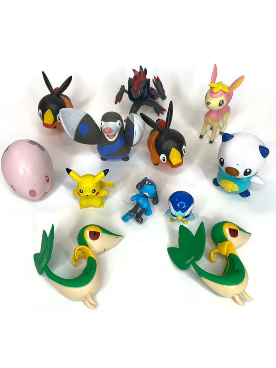 Pokemon Lot Figures Jakks Tomy 2006 2011 Tepig Snivy Oshawott - Etsy