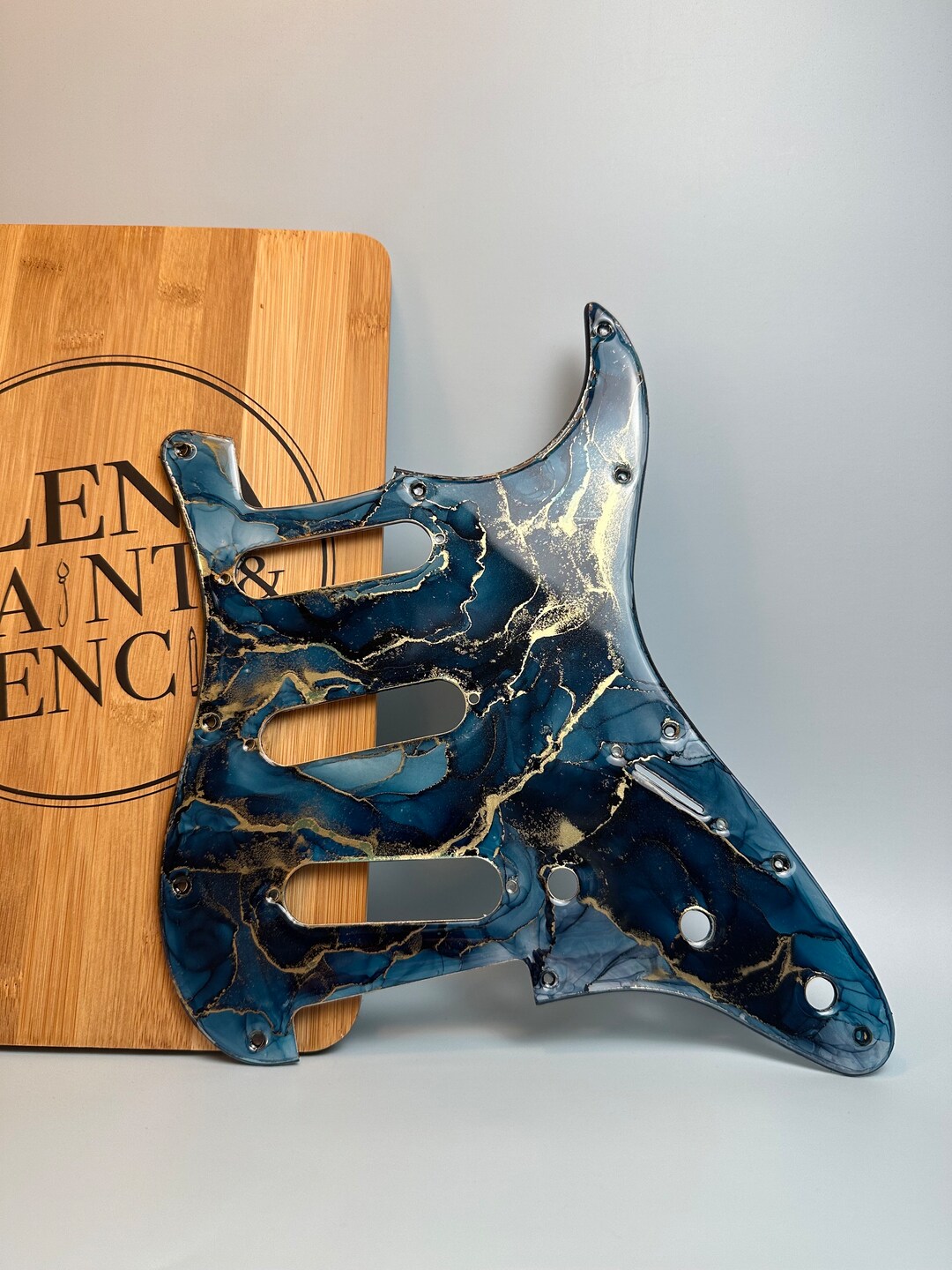 Stratocaster Pickguard, Blue Suede Shoes en cobalt brillant, Pickguard ...