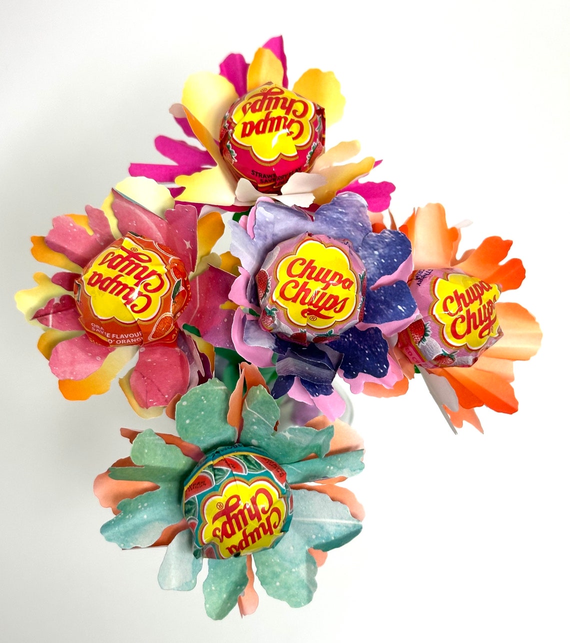 Candy Lollipop Bouquet, Paper Flowers, Sweet Treats, Happy Birthday ...