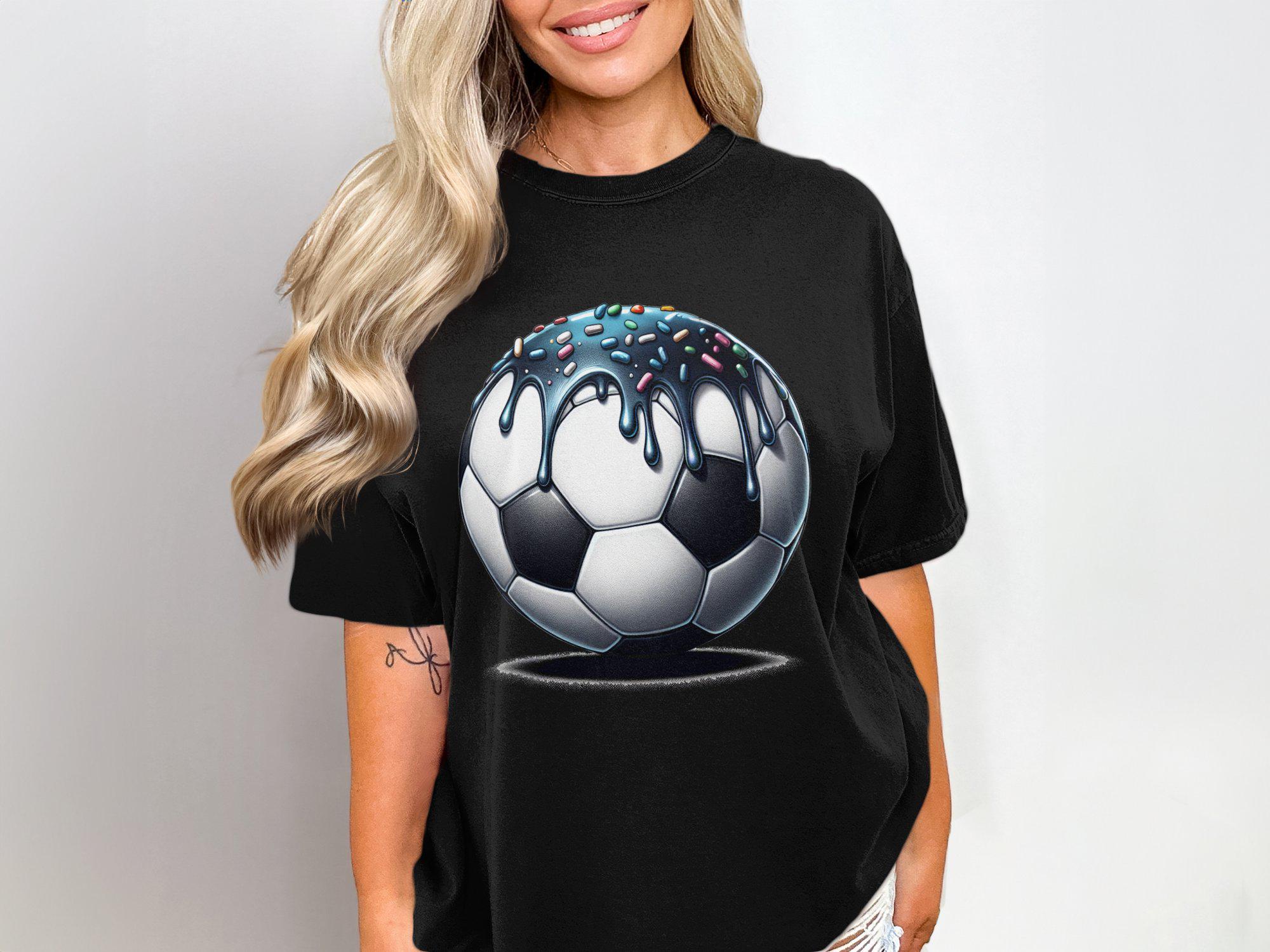 Soccer Ice Cream Drip Navy PNG Soccer Ball Sprinkles Digital Art Youth ...