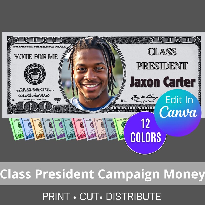 Class President Posters - Etsy