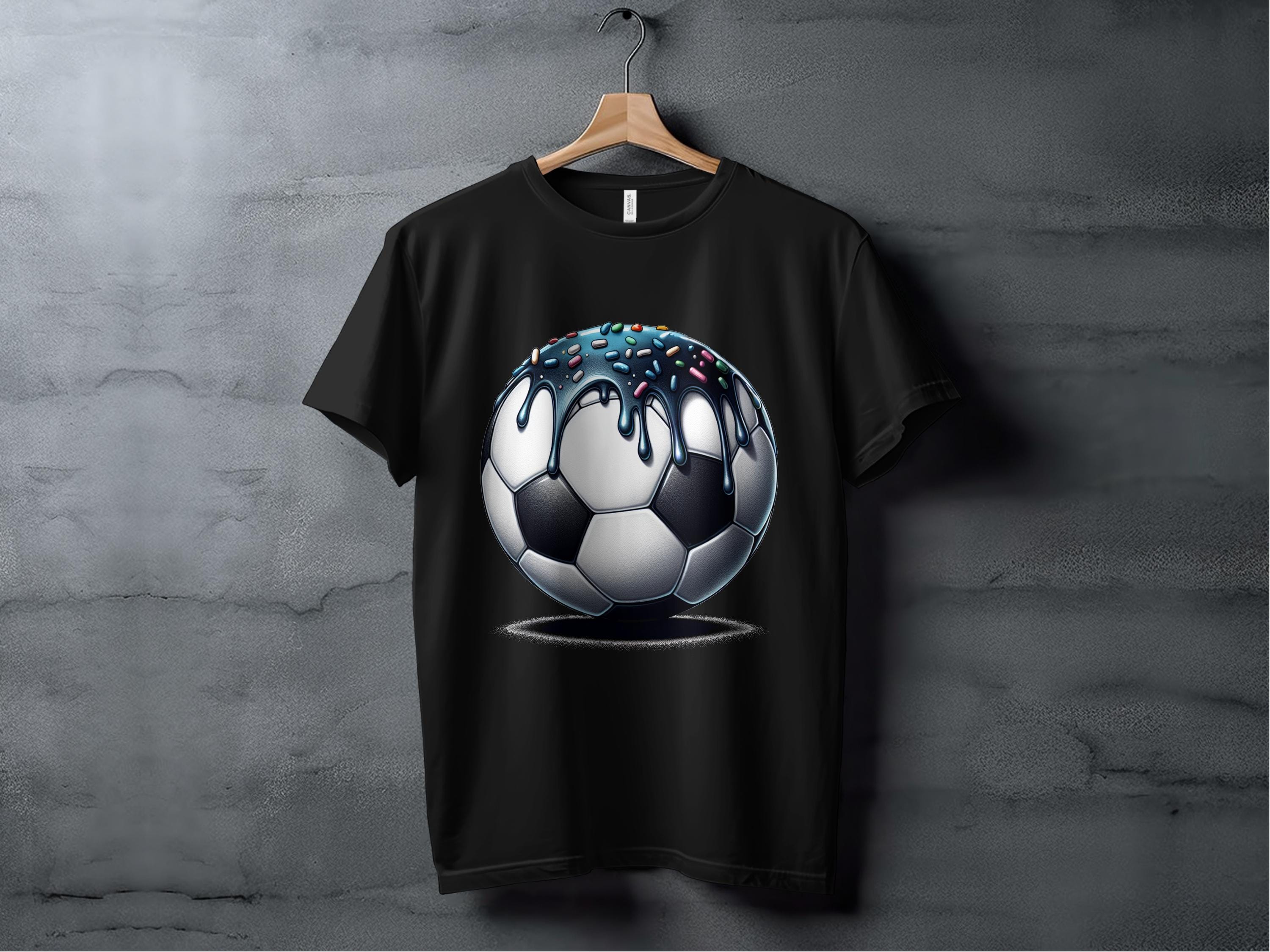Soccer Ice Cream Drip Navy PNG Soccer Ball Sprinkles Digital Art Youth ...