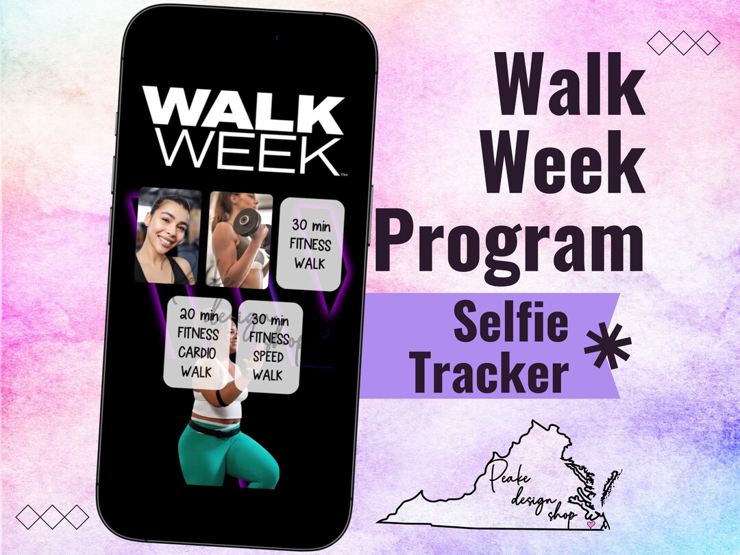 Walk Week Sweaty Selfie Workout Tracker • Bodi, Beachbody, Fitness ...