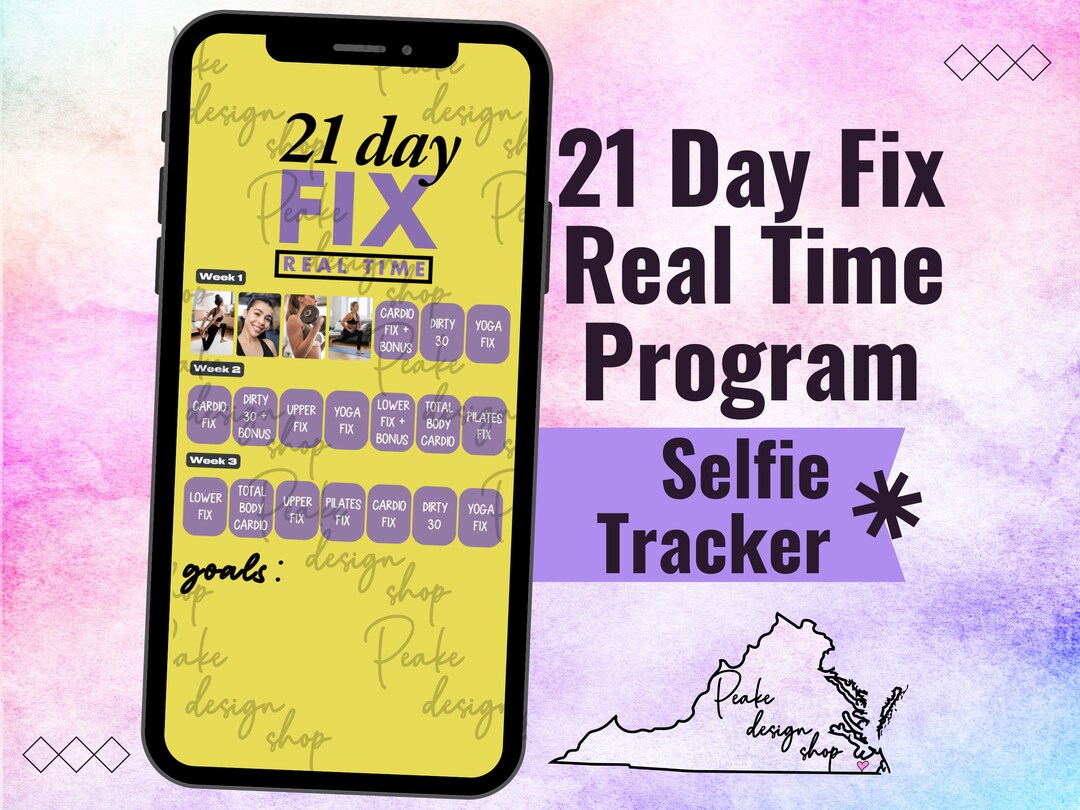 21 Day Fix Real Time Sweaty Selfie Workout Tracker • Bodi, Beachbody ...