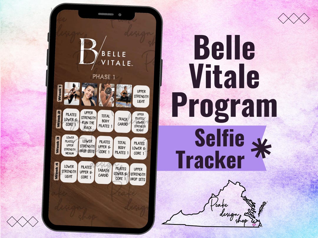 Belle Vitale Program Sweaty Selfie Workout Tracker • Bodi, Beachbody ...