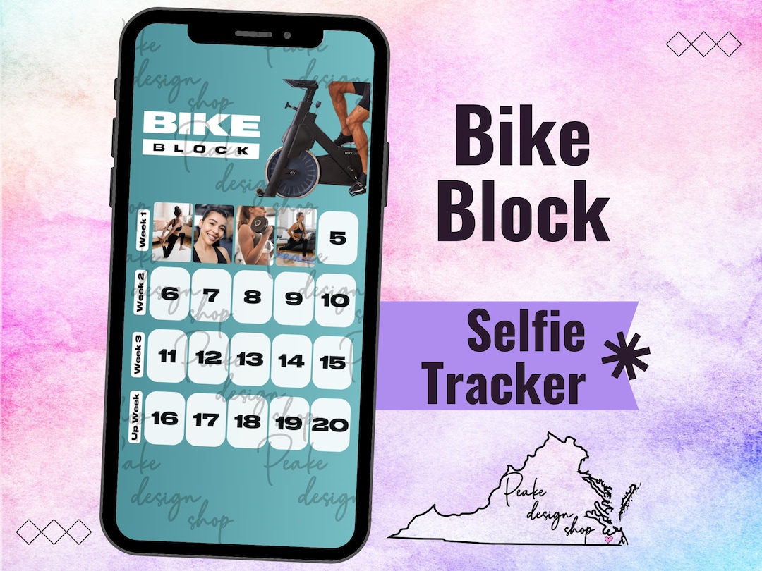 Bike Block Sweaty Selfie Workout Tracker Bodi, Beachbody, Fitness ...
