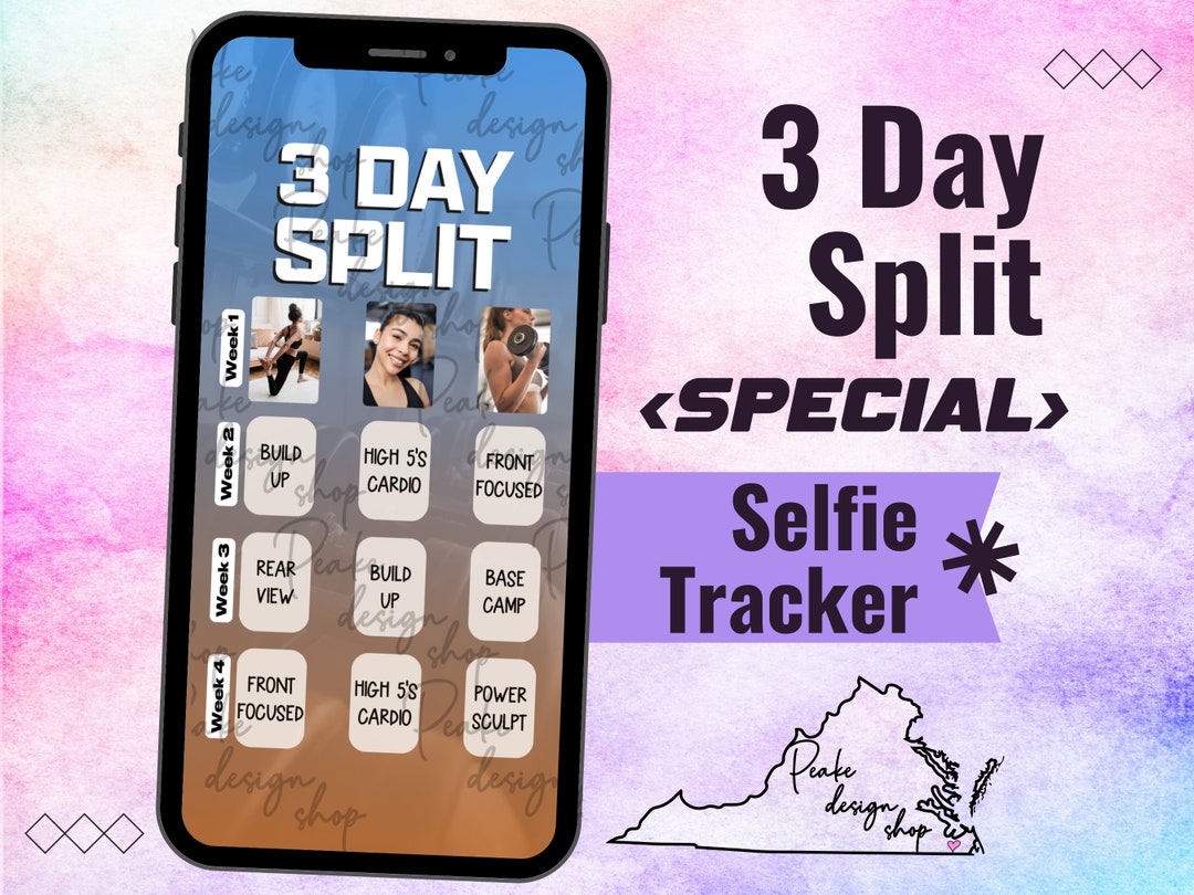 3 Day Split Sweaty Selfie Workout Tracker • Bodi, Beachbody, Fitness ...