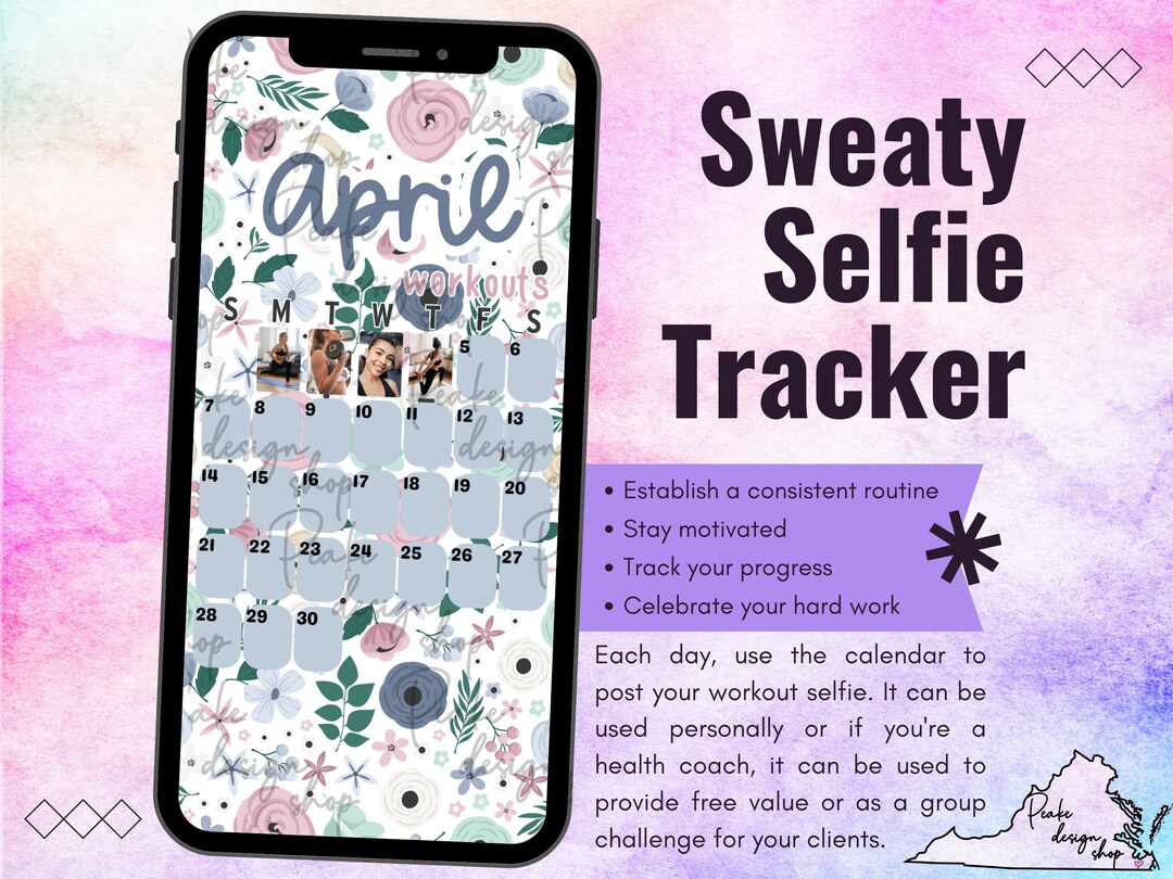 April 2024 Sweaty Selfie Workout Tracker BODi, Beachbody, Fitness ...