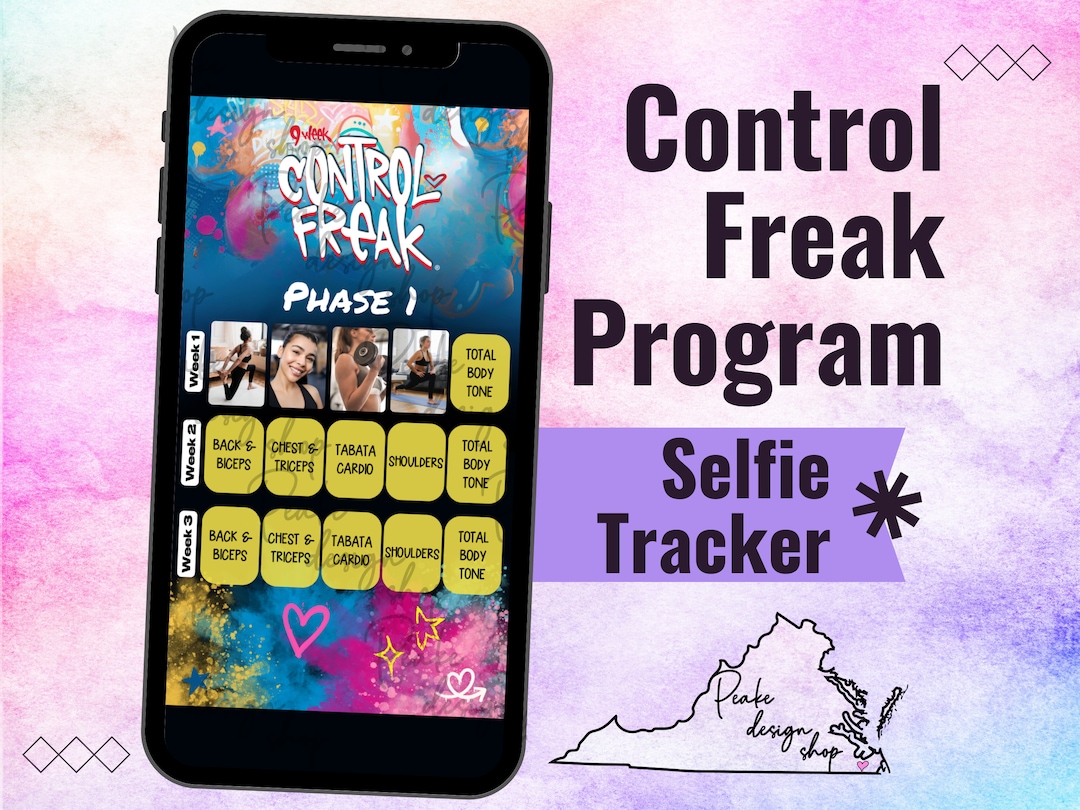9 Week Control Freak Sweaty Selfie Workout Tracker • Bodi, Beachbody ...