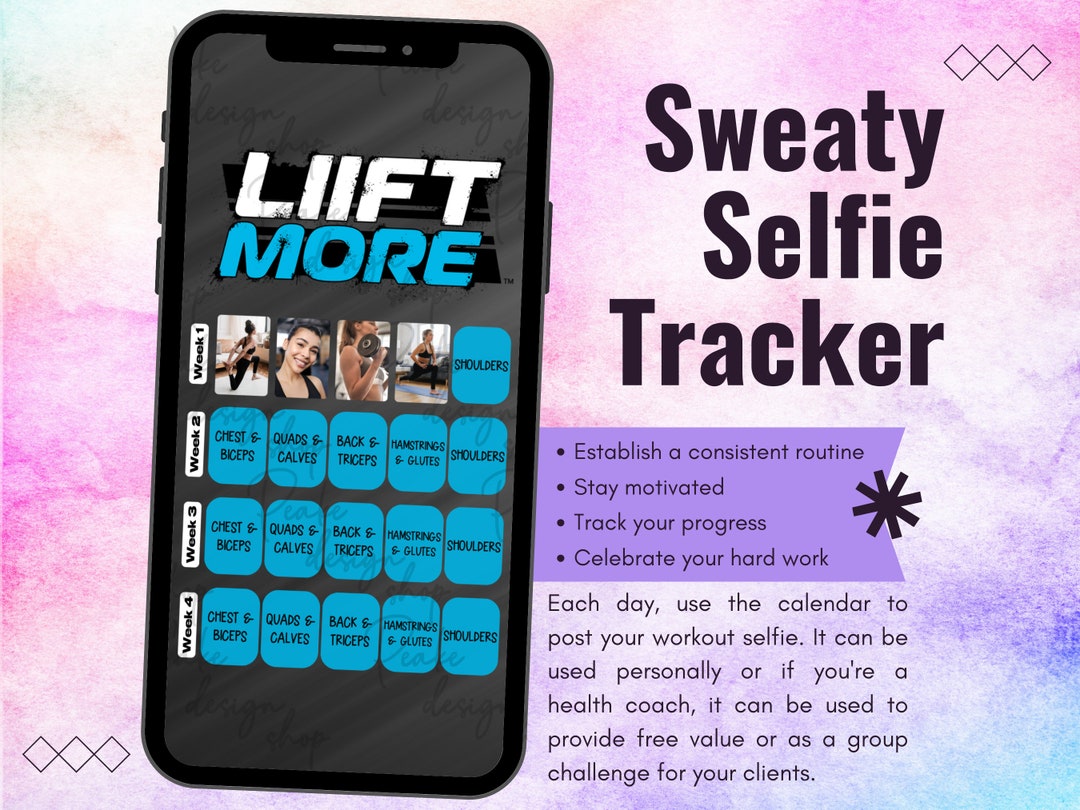 LIIFT MORE Sweaty Selfie Workout Tracker Bodi Beachbody - Etsy