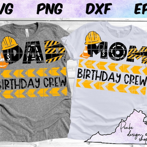 Construction Crew Mom Svg - Etsy