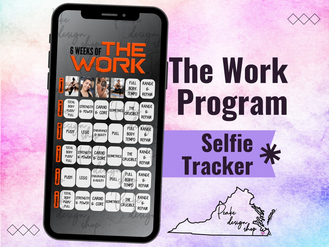 6 Weeks of the Work Sweaty Selfie Workout Tracker • Bodi, Beachbody ...