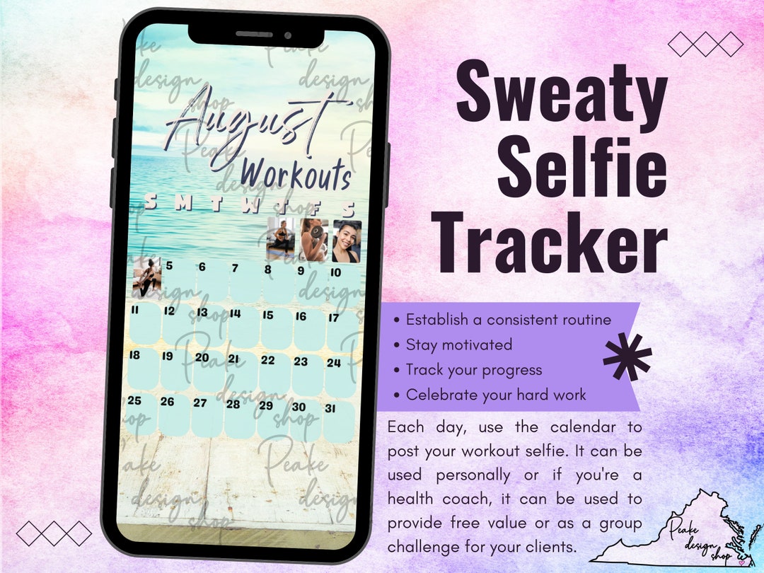 August 2024 Sweaty Selfie Workout Tracker Bodi, Beachbody, Fitness ...