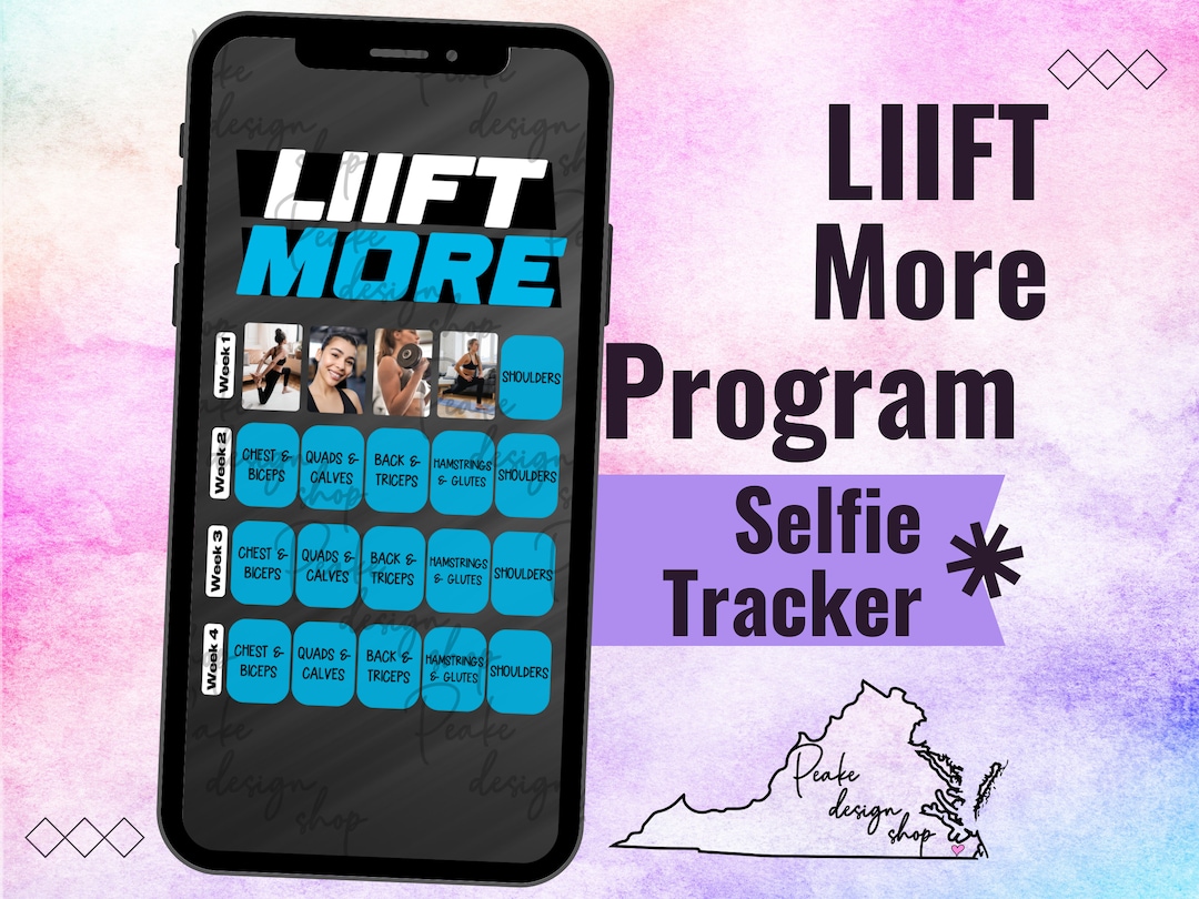 LIIFT MORE Sweaty Selfie Workout Tracker • Bodi, Beachbody, Fitness ...