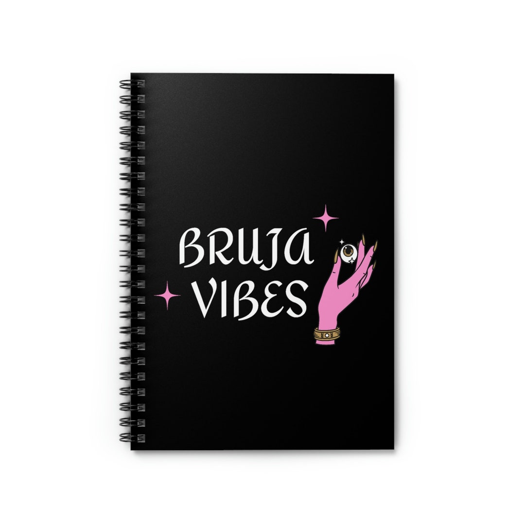 Bruja Vibes Witchcraft Woman's Halloween Journal Curandera Woman's Gift ...
