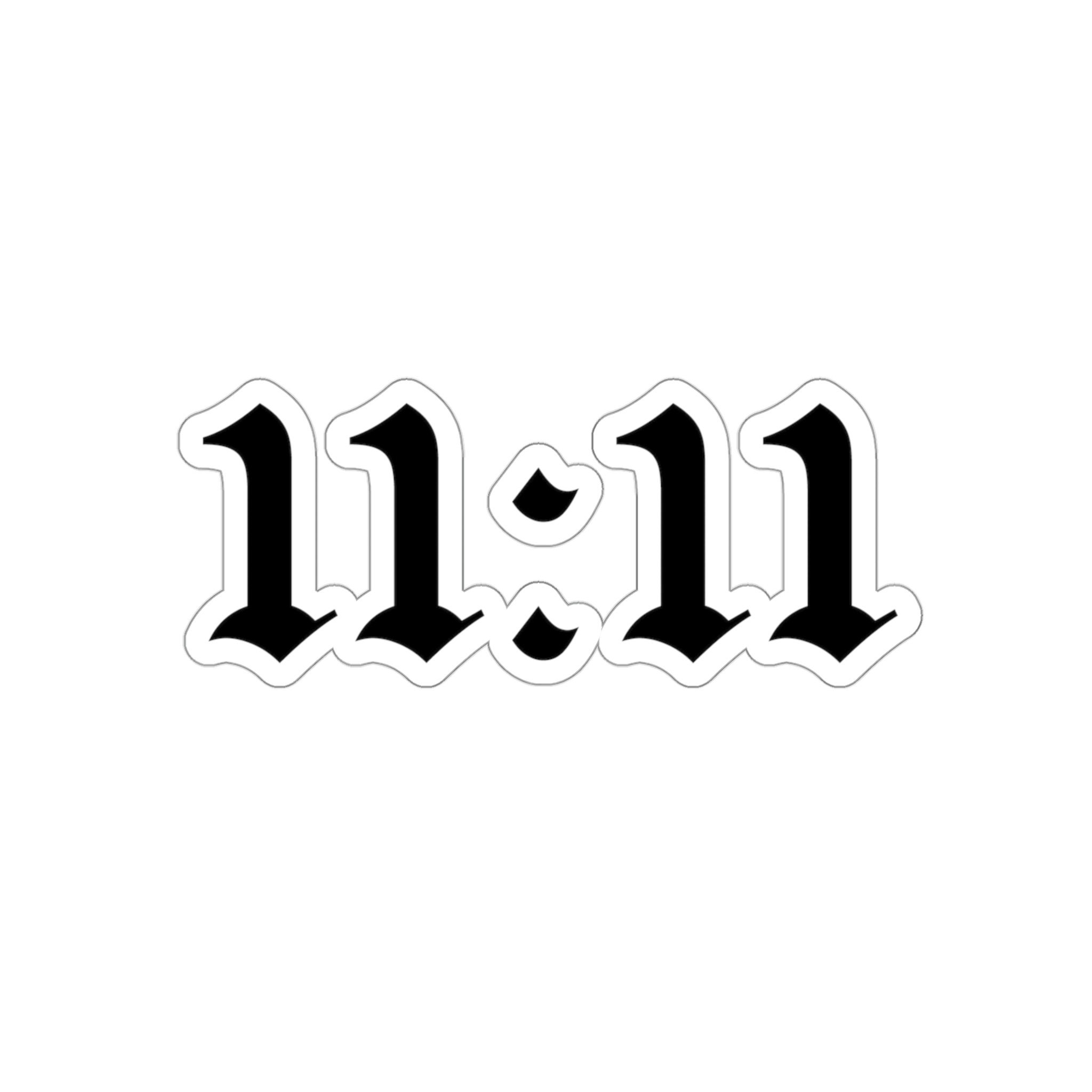 Make a Wish Sticker 11:11 Angel Number Spiritual Gift - Etsy