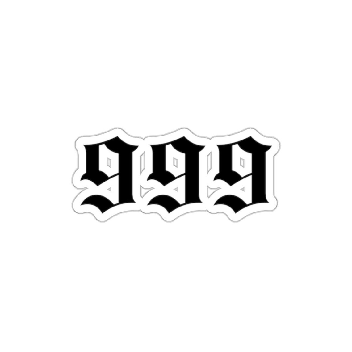 Angel Numbers 999 Vinyl Sticker - Spiritual Numerology Decal ...