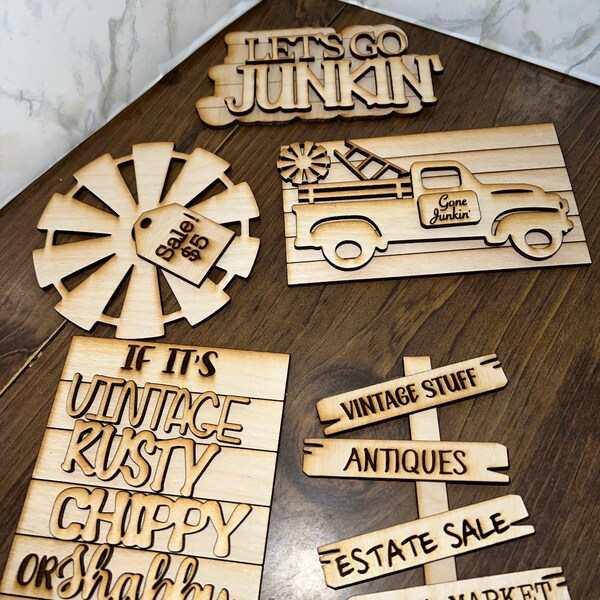 Diy Wood Decor Kit - Etsy