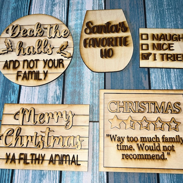 Funny Christmas Sign - Etsy