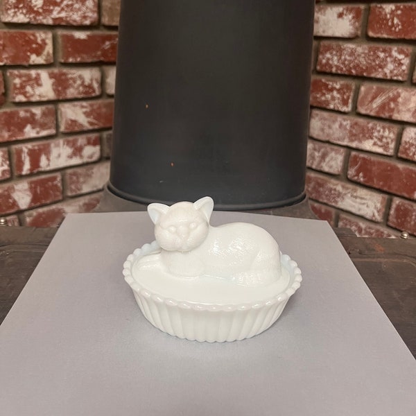 Milk Glass Dish - Etsy