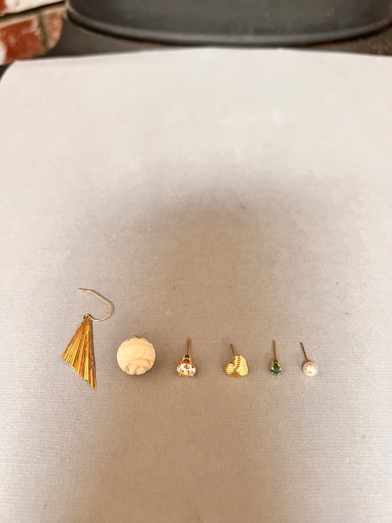 14K Solid Gold Single Earrings. Sold Separately. You … - Gem