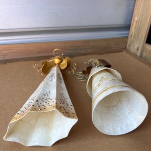 Vintage Capiz Shells Angels. Beautiful as a Christmas Tree Topper or a ...