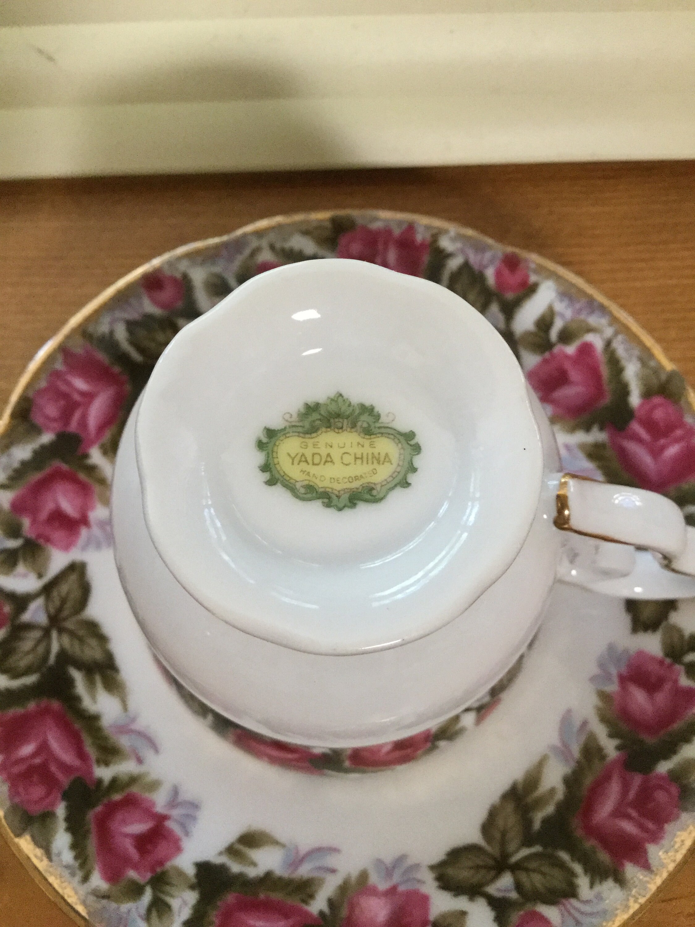 Vintage Small Tea Cup and Saucer. Genuine Yada China. Has - Etsy UK