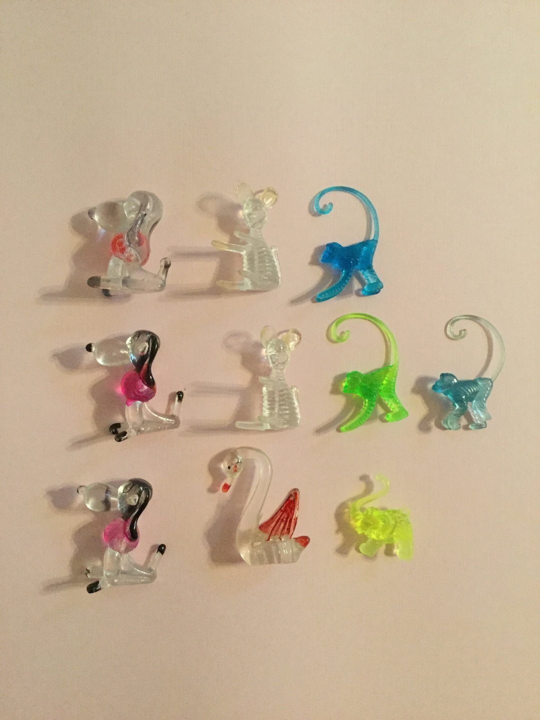 Vintage Plastic Miniature Figures. Pick Your Cute Item. These Truly ...