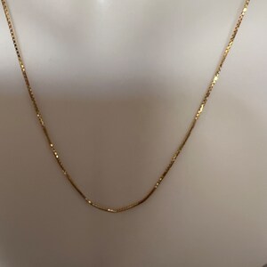 14K Solid Gold Chain. Has a Beautiful Style. A Nice Addition to Your ...