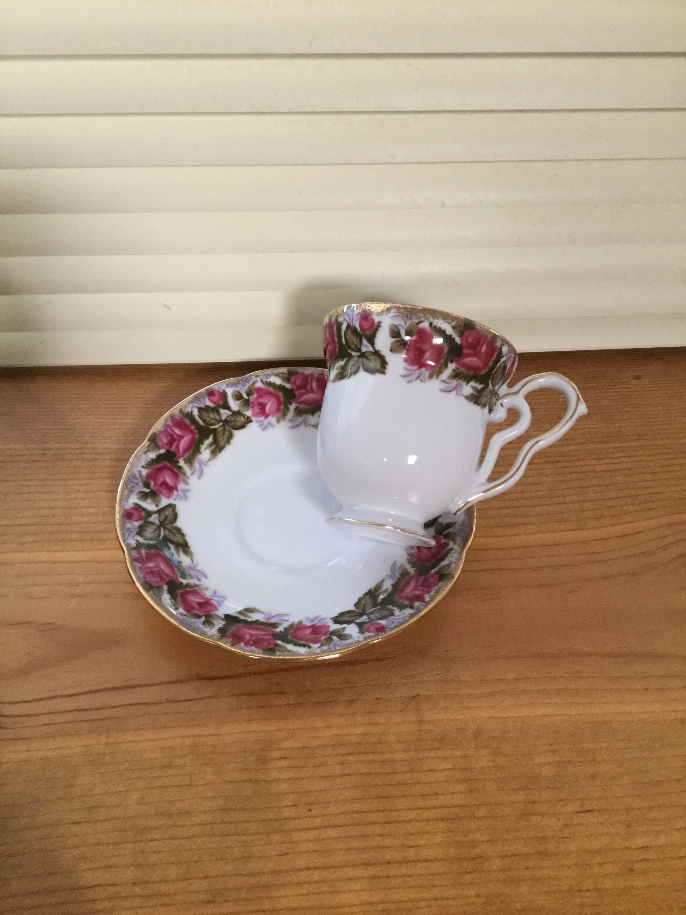 Vintage Small Tea Cup and Saucer. Genuine Yada China. Has - Etsy UK